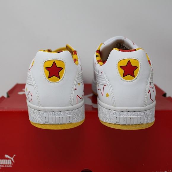 Puma | Shoes | Puma X Vaughn Bode Basket Ii White Red Yellow Star ...